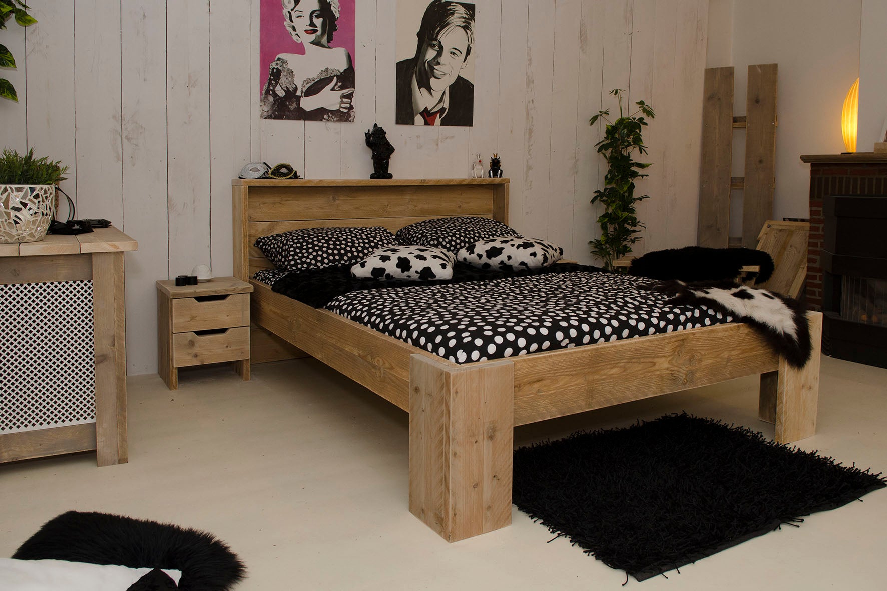 Een- of tweepersoons bed Bram